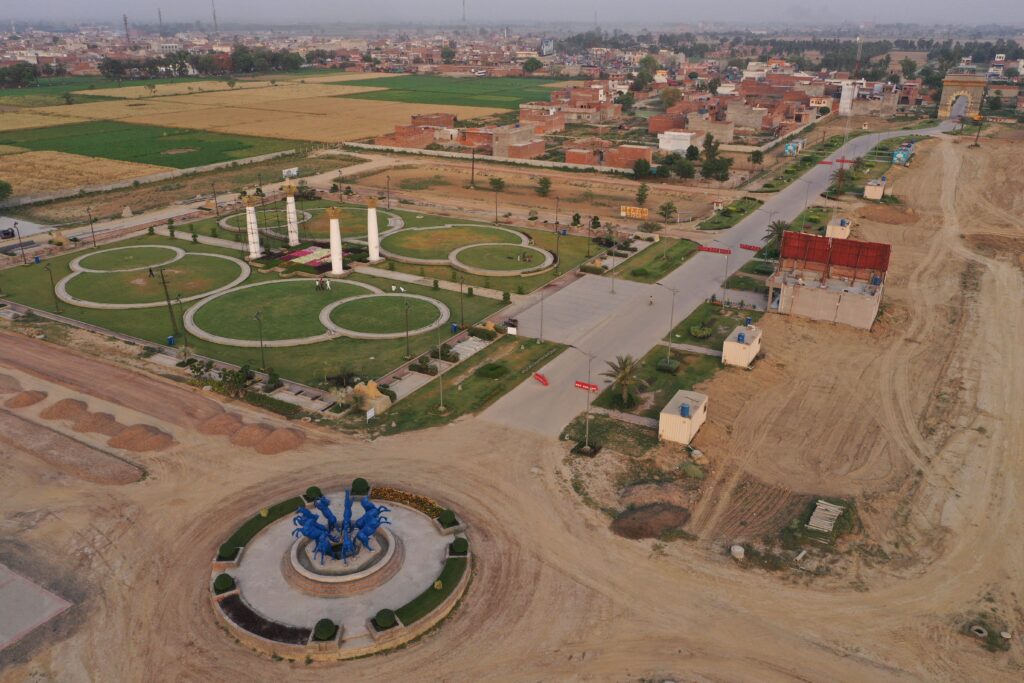 Blue Town with Smart City Features – Blue World City